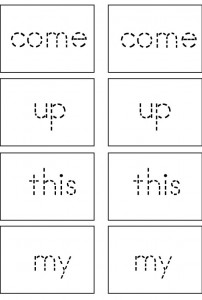 Sight Word Game Cards: First 25 Sight Words - Sight Words, Reading ...