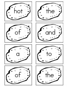 Sight Word Games: Hot Potato - Sight Words, Reading, Writing, Spelling ...