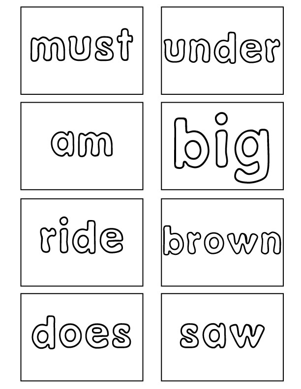 Ms. Harris’ Sight Word List - Sight Words, Reading, Writing, Spelling ...