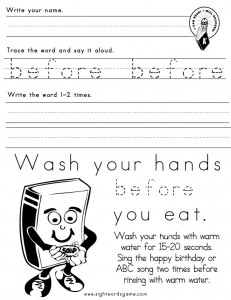 Printable Sight Word Worksheets - Sight Words, Reading, Writing ...