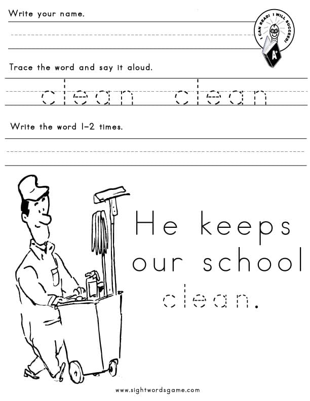 Printable Sight Word Worksheets - Sight Words, Reading, Writing ...
