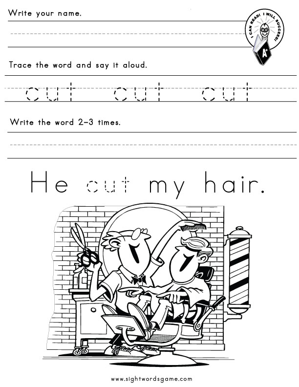 Printable Sight Word Worksheets - Sight Words, Reading, Writing ...