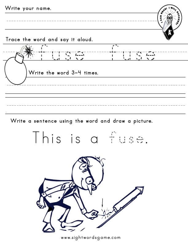 USE Word Family Sight Words Reading Writing Spelling Worksheets use-word-family-sight-words-reading-writing-spelling-worksheets