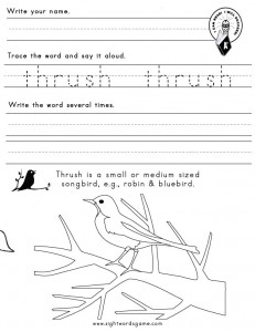 -USH Word Family - Sight Words, Reading, Writing, Spelling & Worksheets