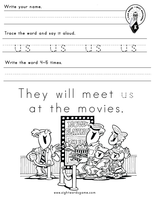 Printable Sight Word Worksheets - Sight Words, Reading, Writing ...