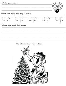 -UP Word Family - Sight Words, Reading, Writing, Spelling & Worksheets